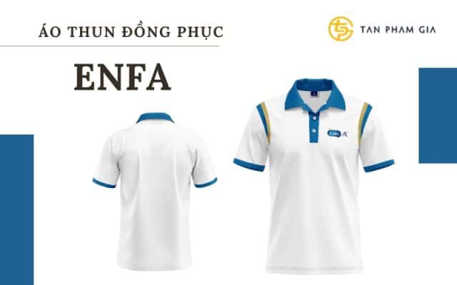 Thiết Kế Áo Thun Đồng Phục Enfa Hiện Đại Nhất 2024